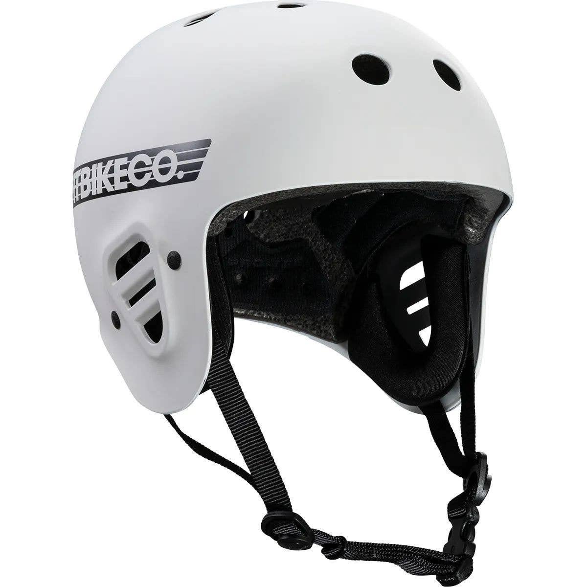 PRO TEC x FIT BIKE CO Full Cut Certified Helmet White | Sumo Skate Store