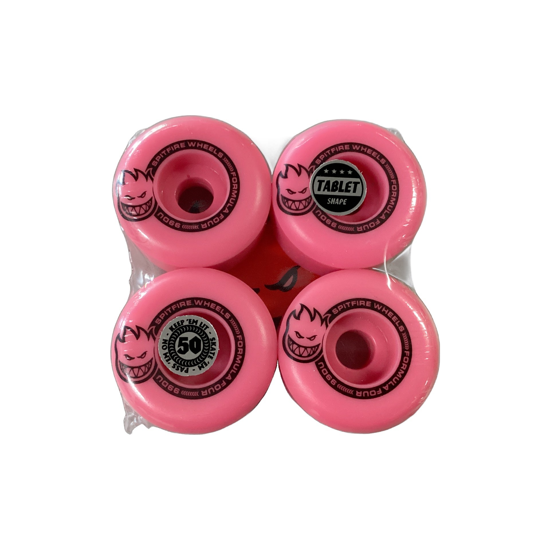 SPITFIRE Formula Four Tablet Shape 50mm 99du | Sumo Skate Store
